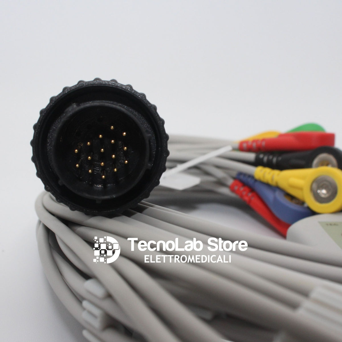 Cavo ECG Cardioline Delta 1-3 e 1-3 Plus con terminali a bottone